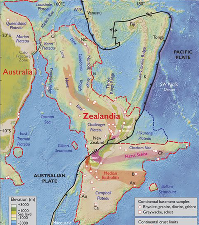 Earth’s brand new continent Zealandia is mostly under water… – Hutts ...